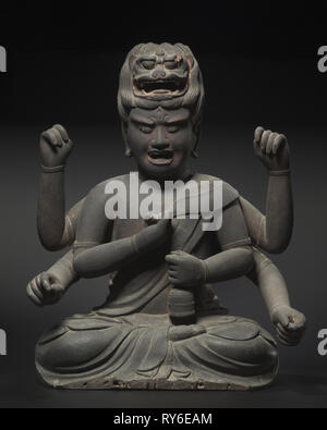 Aizen Myōō, 1300s. Japan, Kamakura period (1185-1333) to Nanbokuchō ...