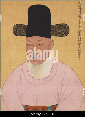 Portraits of Cho Hyun-myeong and Cho Jae-ho, early 1800s. Korea, Joseon ...