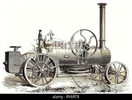 Steam Traction engine - Fowler Ploughing Engine number 13422 by John ...