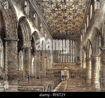 Aberdeen Old Machar Cathedral 1885 UK Stock Photo - Alamy