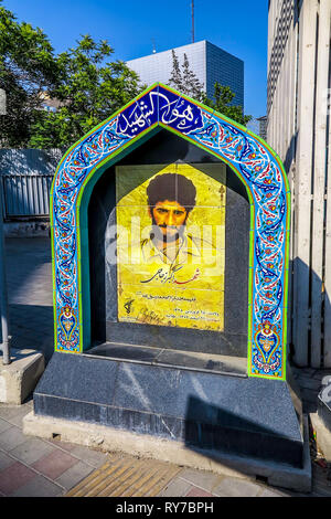 Tehran Monument of an Iranian Shaheed Martyr Soldier who Died During ...
