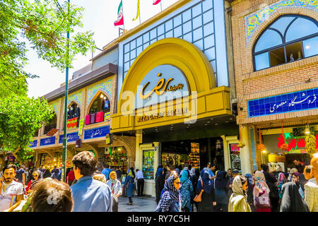 Great Bazaar (Grand Bazaar) (Bazar e Bozorg), Isfahan, Iran, Middle ...