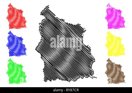 Sisaket Province (Kingdom of Thailand, Siam, Provinces of Thailand) map ...