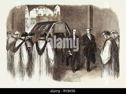 Reception of the body of Prince Albert at the entrance of St. George's ...