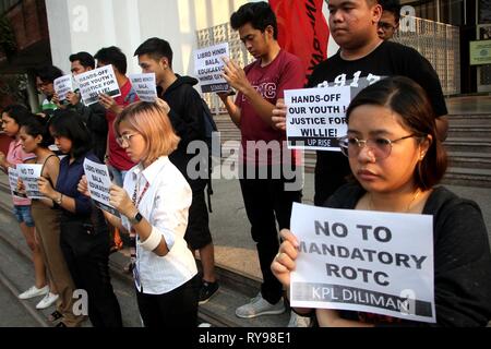 Students from University of the Philippines conducted indignation ...