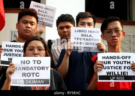 Students from University of the Philippines conducted indignation ...