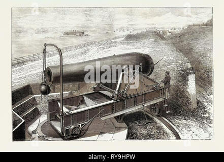 A 20-inch Rodman Gun on display at Fort Hancock, Gateway National ...