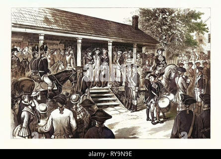 Capture of Major John Andre by John Paulding, David Williams and Stock ...