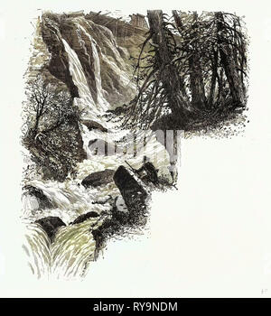 The Shelving Waterfall United States of America Stock Photo - Alamy