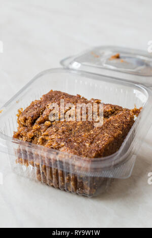 Box of Eat Me dates Stock Photo - Alamy