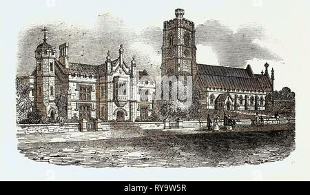 HOMERTON PARSONAGE AND CHURCH, UK Stock Photo - Alamy