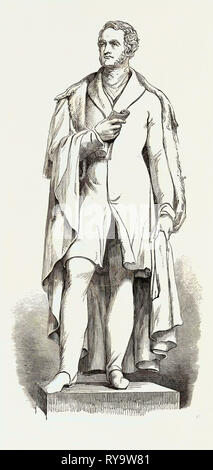 BRONZE STATUE OF LORD GEORGE BENTINCK, BY CAMPBELL, CAVENDISH SQUARE ...