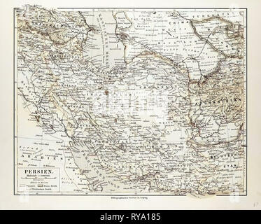 Map of Iran Stock Photo - Alamy