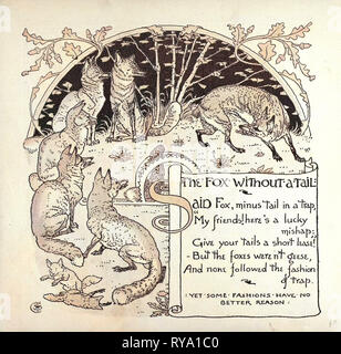 The Fox Without a Tail Stock Photo - Alamy