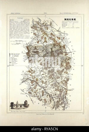 Map of Meuse France Stock Photo - Alamy