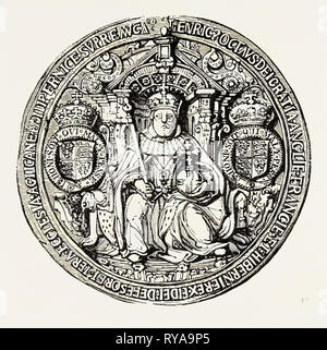 Great seal of Henry I Stock Photo - Alamy