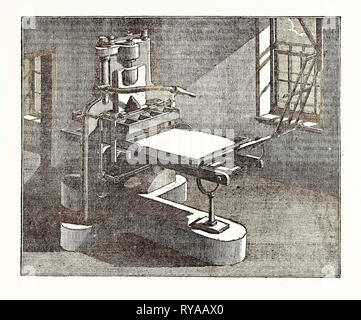 The Stanhope Press Stock Photo - Alamy