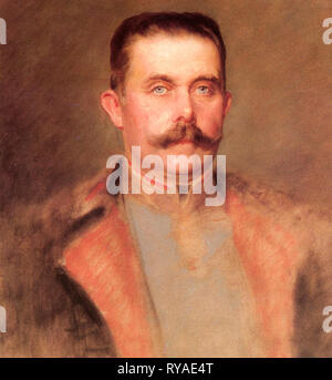 The Austro-Hungarian heir to the throne archduke Franz Ferdinand (r ...