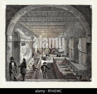 "The Mixing Room, Opium Factory at Patna, India" lithograph by Walter S ...
