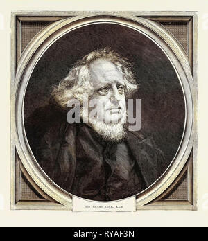 Sir Henry Cole (1808-1882), English civil servant and inventor. He used ...