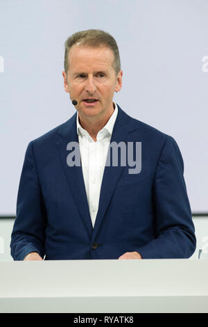 Herbert DIESS, Chief Executive Officer, CEO, Annual Press Conference of ...