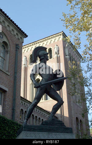 USC statue of Tommy Trojan on campus of University of Southern ...