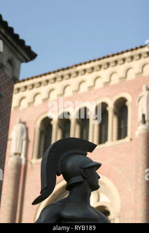 USC statue of Tommy Trojan on campus of University of Southern ...