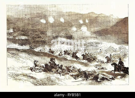 THE CRIMEAN WAR: THE ACTION AT BALACLAVA: CHARGE OF THE SCOTS GREYS ...