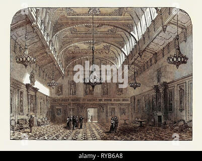 THE RETURN OF THE COURT TO WINDSOR CASTLE: WINDSOR CASTLE, THE WATERLOO ...