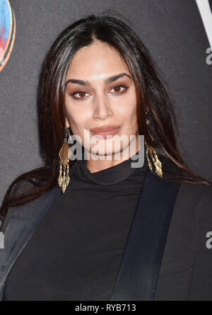 HOLLYWOOD, CA - MARCH 11: Elishia Perosa attends the premiere of Disney ...