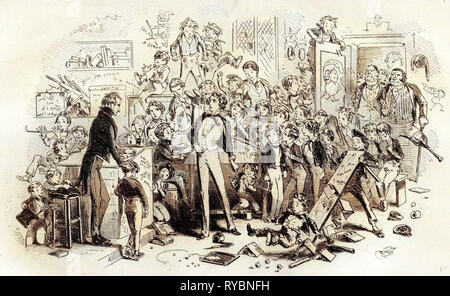 David Copperfield Steerforth and Mr Mell Stock Photo - Alamy