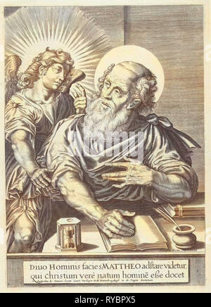 Apostle Matthew, Egbert van Panderen, c. 1590 - 1637 print The Apostle ...