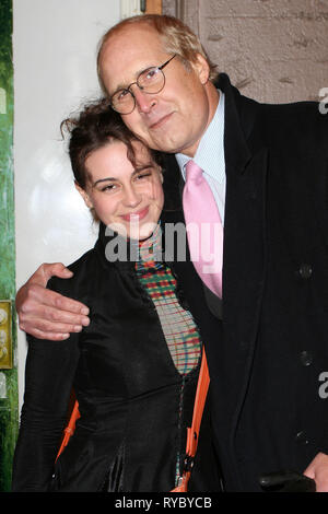 Chevy Chase and daughter Caley Leigh, 12/4/06, Photo by Steve Mack ...