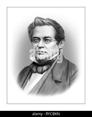 Emil Lenz 1804-1865 Russian Physicist Stock Photo - Alamy