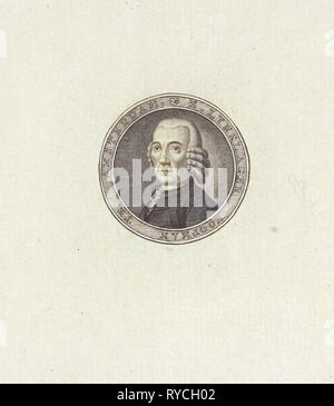 Portrait of Eliza Lynslager, Abraham Jacobsz. Hulk, 1787 print Buste ...