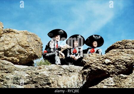 MARTIN SHORT, STEVE MARTIN, CHEVY CHASE, !THREE AMIGOS!, 1986 Stock ...