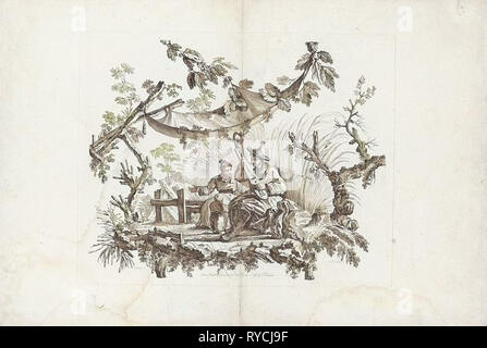 Chinese dwellings and figures, Suite of six prints, a Paris chez Basan ...