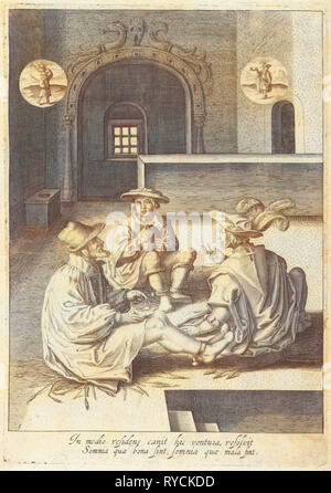 Joseph Interprets the Dreams in Prison. Dated: 1512. Medium: engraving. Museum: National Gallery ...