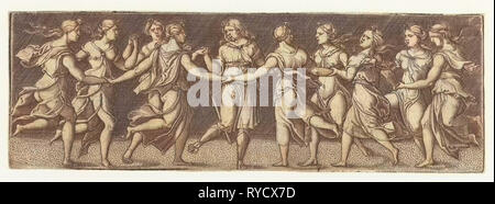 MUSES AND APOLLO DANCE Stock Photo - Alamy