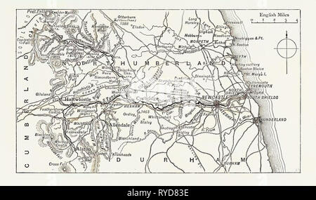 MAP OF THE COURSE OF THE WHARFE, UK. The River Wharfe is a river in ...