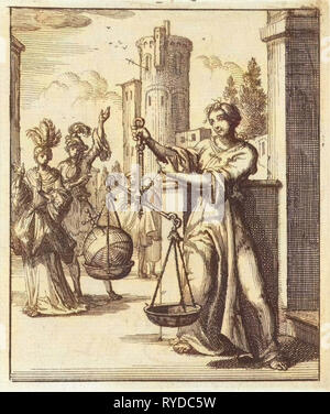 Women contemplating an orb, globus cruciger is an orb topped with a ...
