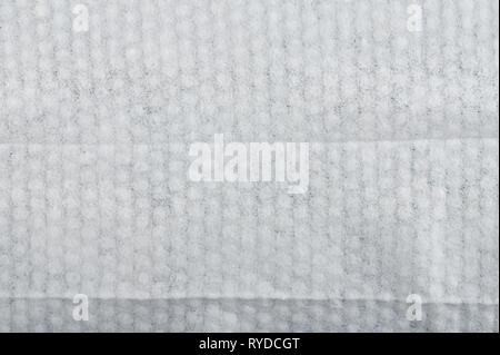 Wet clean tissue texture close up view. Close up of a white cotton ...