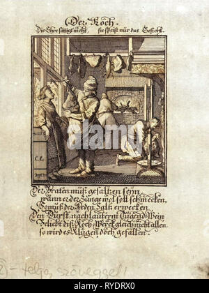 17TH CENTURY COOK Stock Photo - Alamy