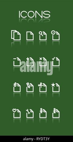 Delete file white icons on round color glass buttons Stock Vector Image ...