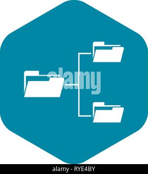 Folders structure icon, simple style Stock Vector Image & Art - Alamy