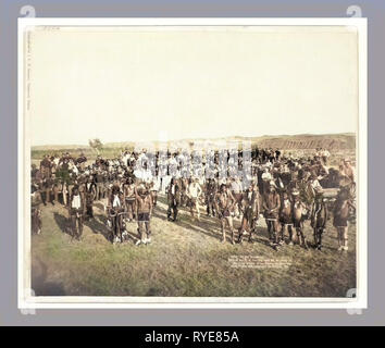 At the Dance. Part of the 8th U.S. Cavalry and 3rd Infantry at the ...