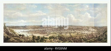 Pittsburgh at the confluence of the rivers Stock Photo - Alamy