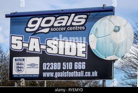 Goals Soccer Centres 5-a-side Centre at Sunderland College Stock Photo ...