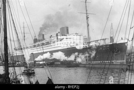 transport / transportation, navigation, steamship, "Bremen", Northern ...