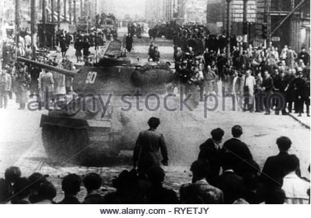 The Uprising of 1953 in East Germany was violently suppressed by Stock ...